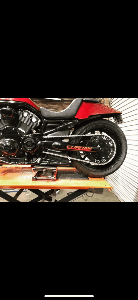 Vrod Curran Customs standard rear chain drive conversion kit